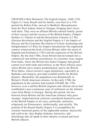 CHAPTER 4 Rule Britannia! The English Empire, 1660–1763Figure 4..docx