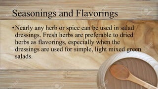 Chapter 4 Salads and salad Dressing.pptx