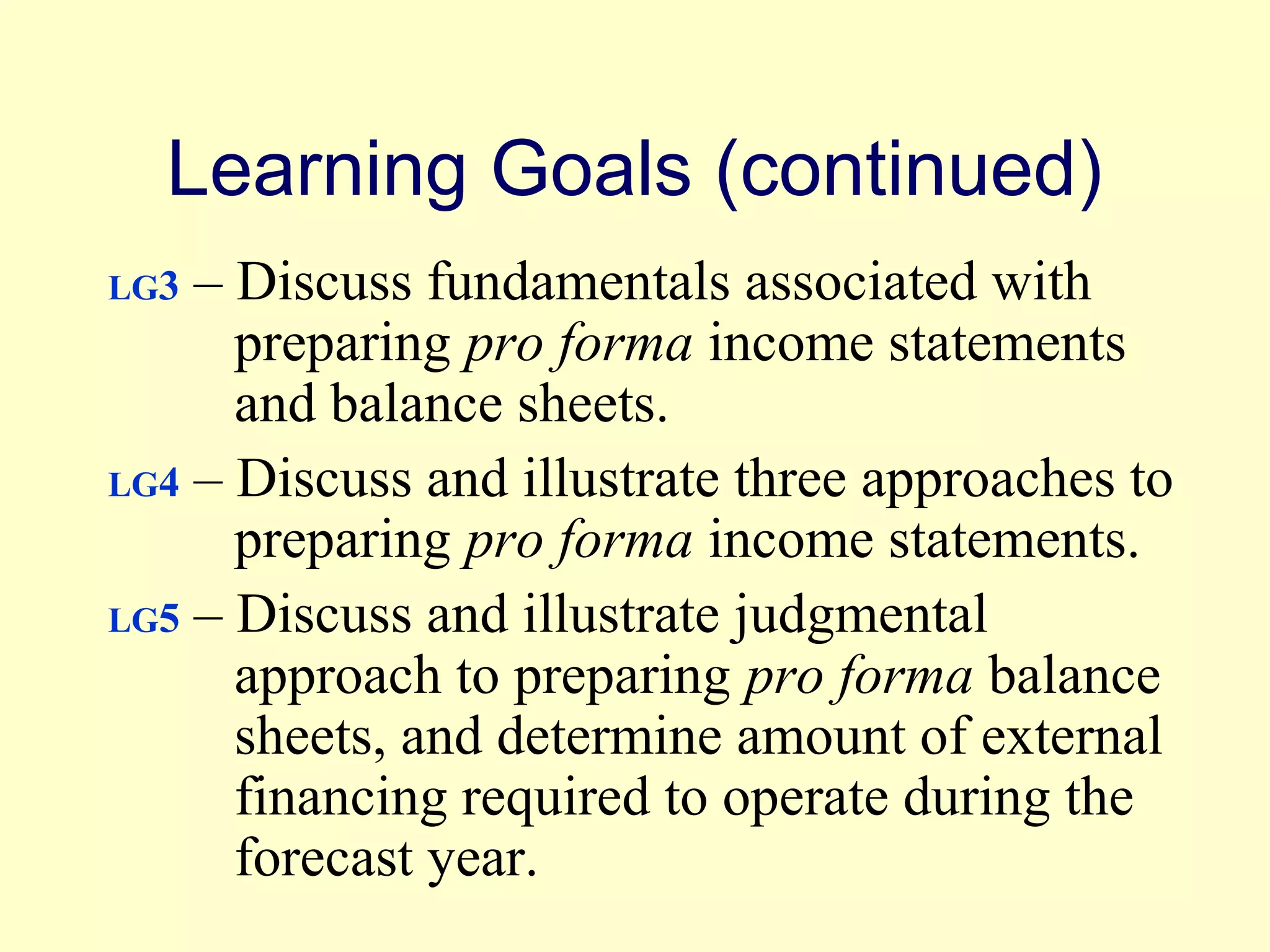 Financial Planning and Forecasting | PPT