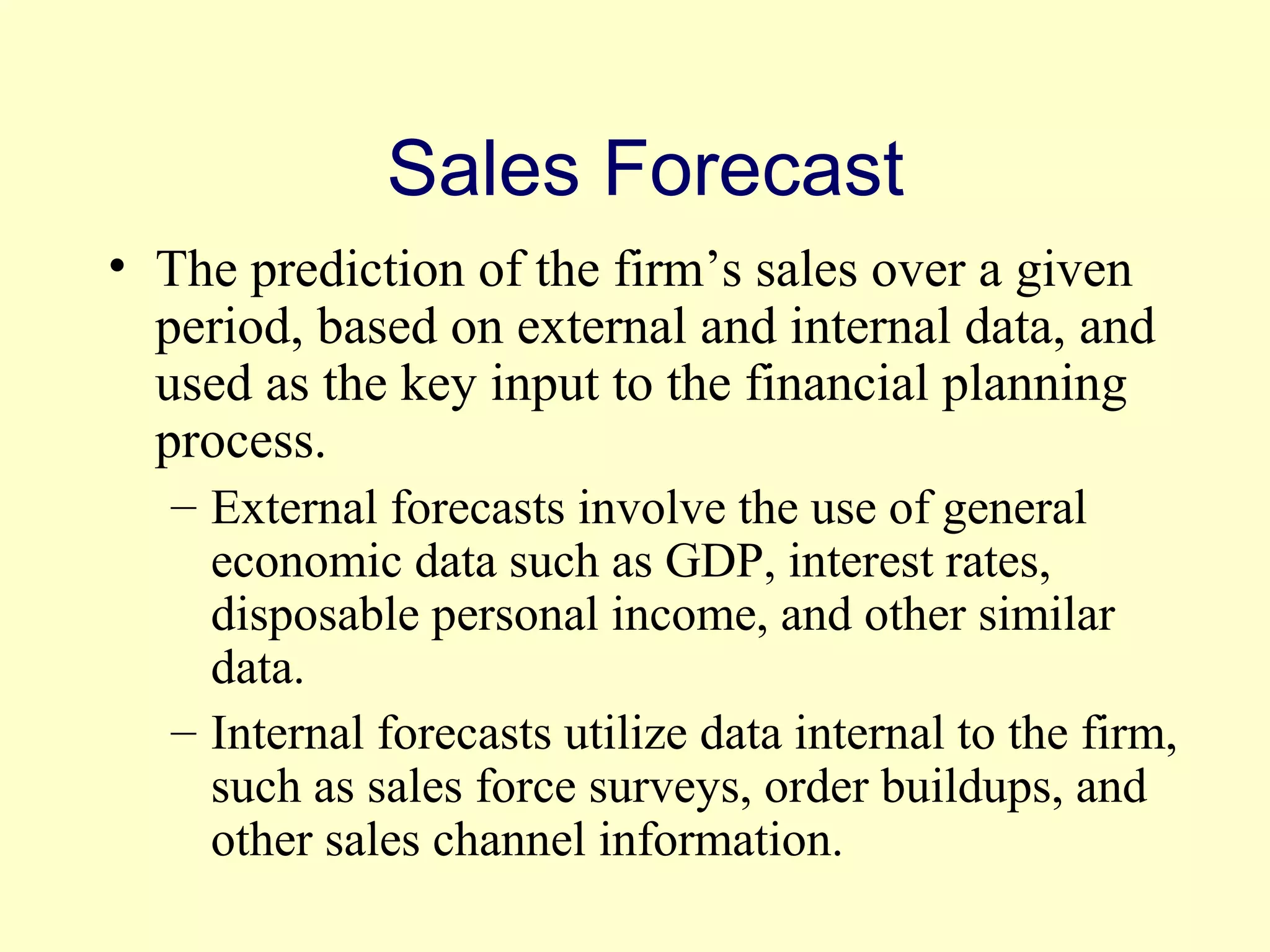 Financial Planning and Forecasting | PPT