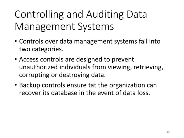 Chapter 4 security part ii auditing database systems | PPTX | Databases | Computer Software and ...