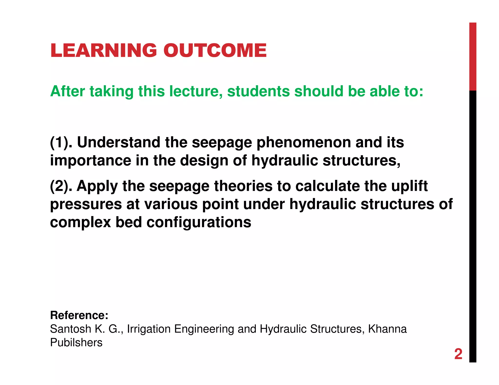 Chapter 4 seepage theories | PDF