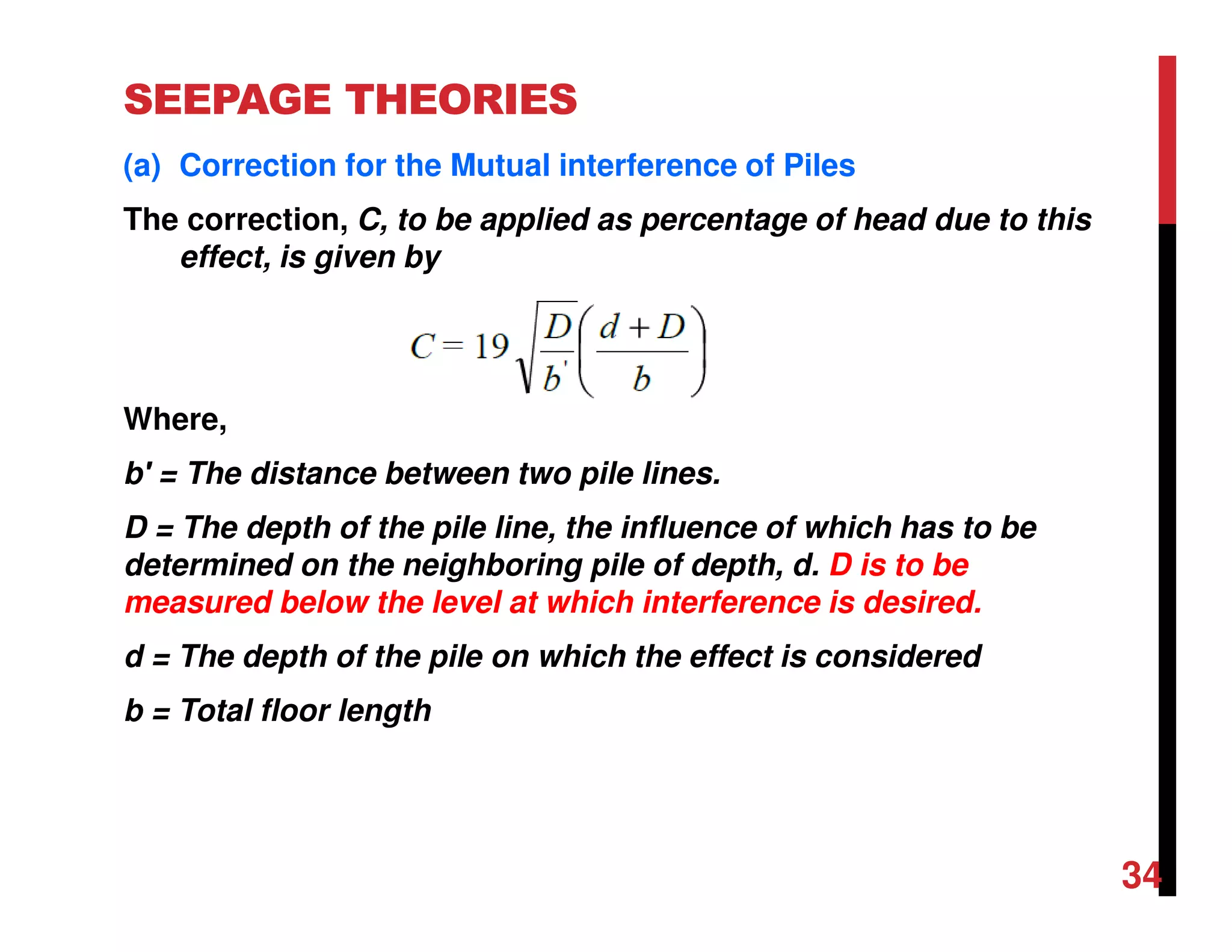 Chapter 4 seepage theories | PDF