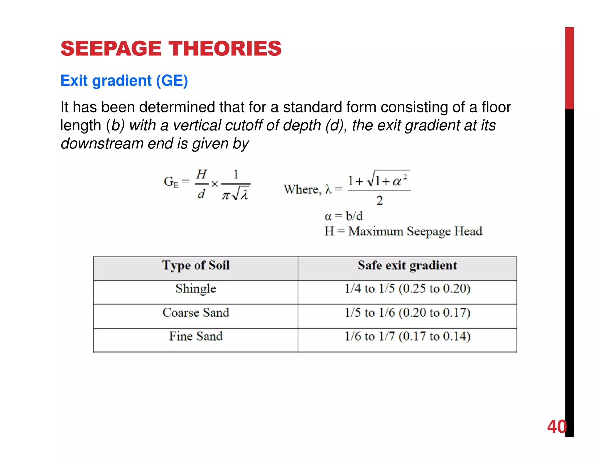 Chapter 4 seepage theories | PDF