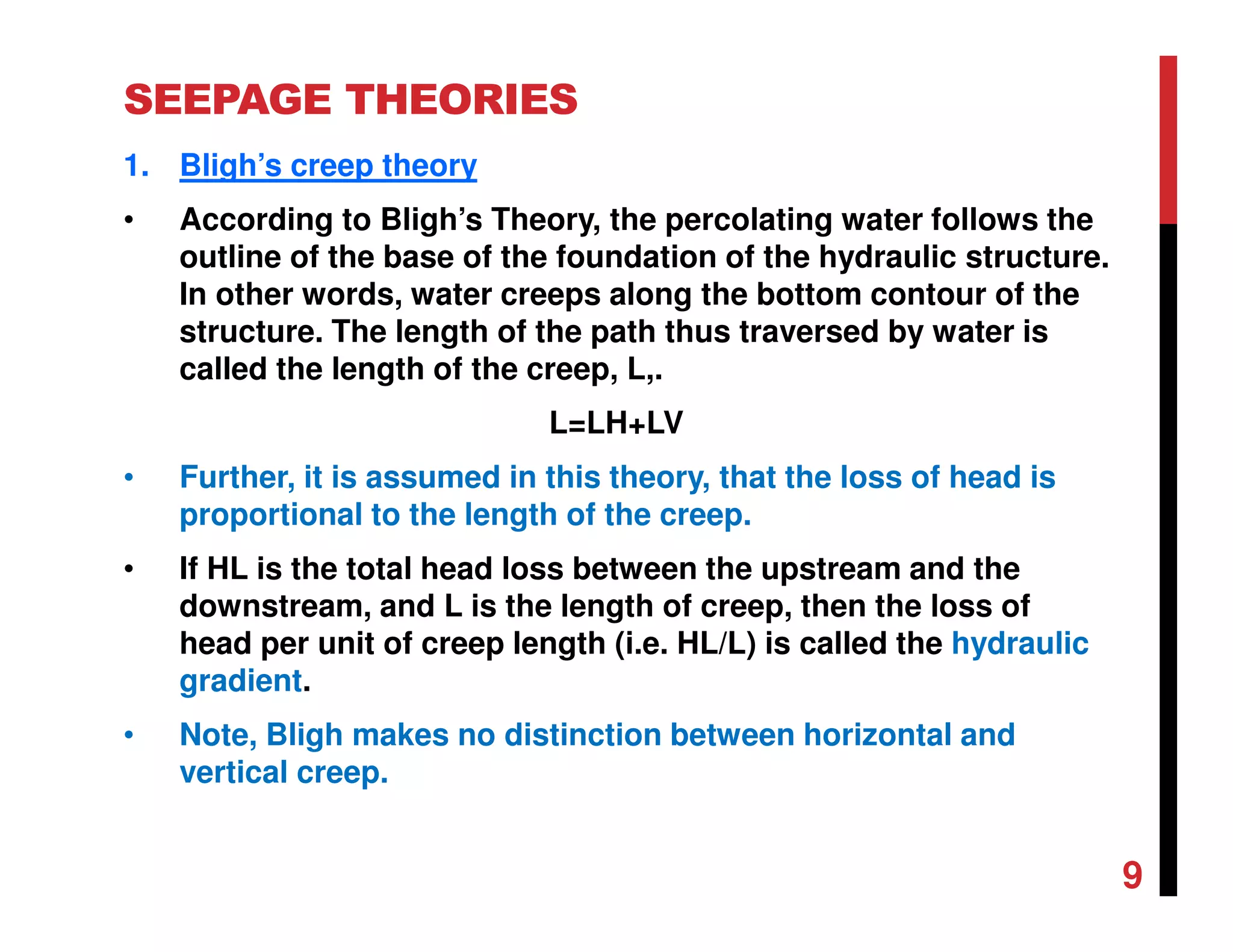 Chapter 4 seepage theories | PDF