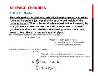 Chapter 4 seepage theories | PDF