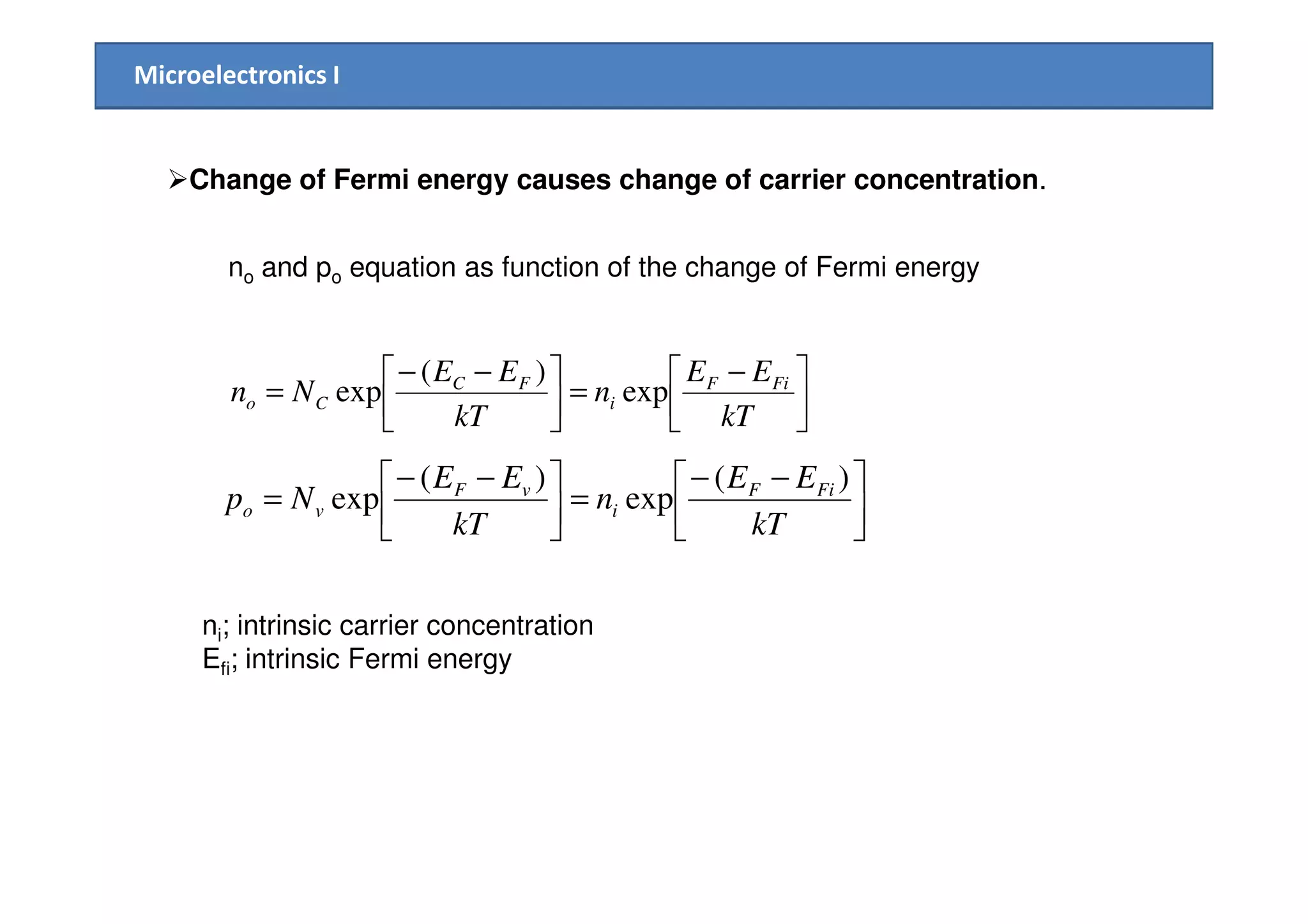 Chapter4 semiconductor in equilibrium | PDF