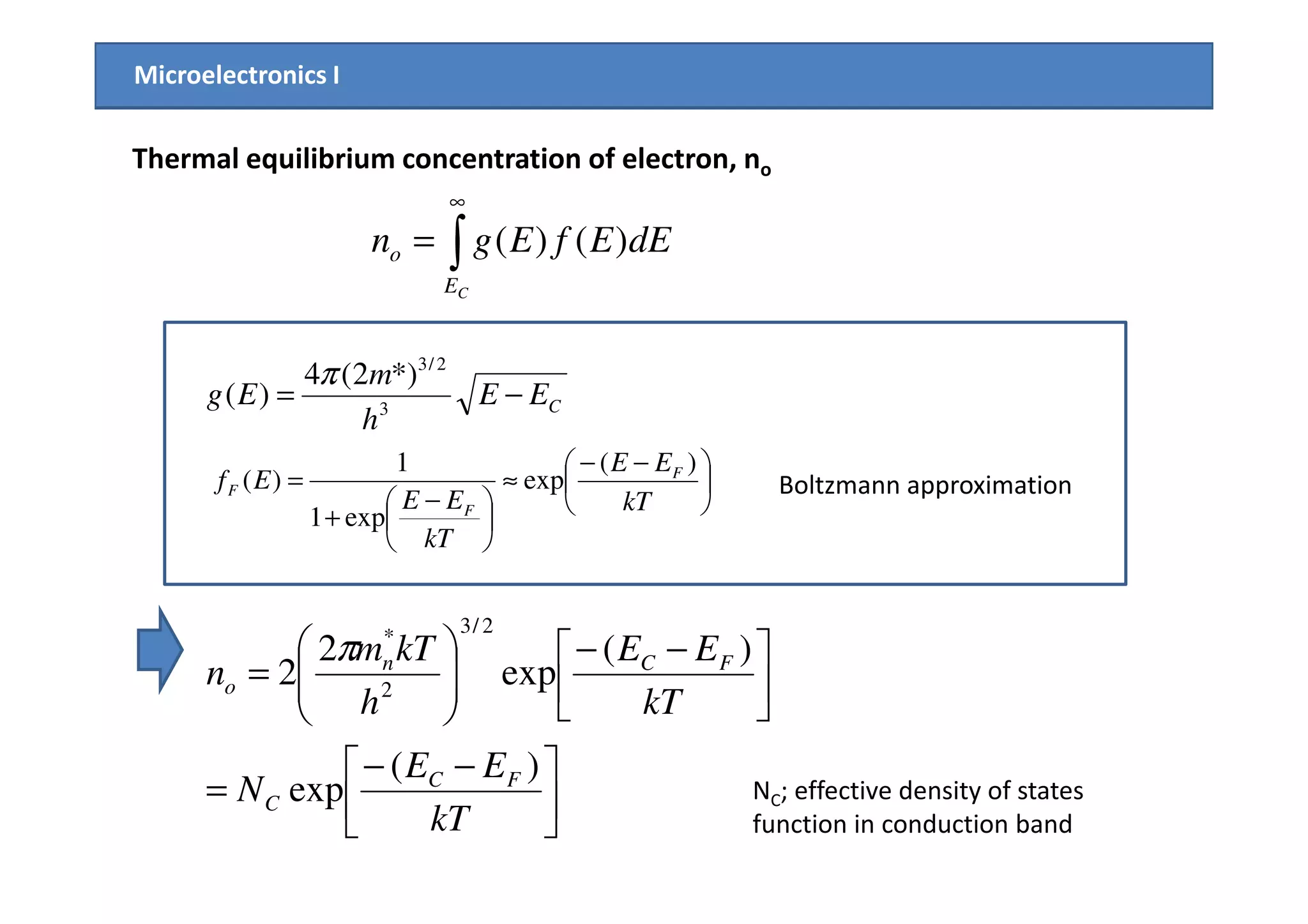Chapter4 semiconductor in equilibrium | PDF