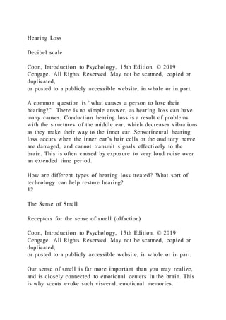 Chapter 4Sensation and PerceptionCoon, Introduction to Psych | PDF