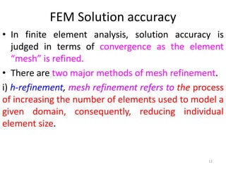 Chapter 4 Shape function.finite element analysis , shape function derivation | PDF