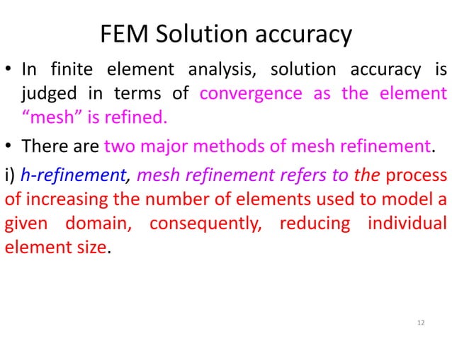 Chapter 4 Shape Functionfinite Element Analysis Shape Function 2519