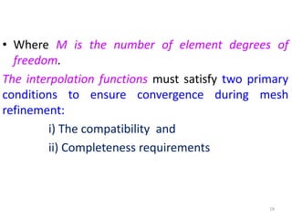 Chapter 4 Shape function.finite element analysis , shape function derivation | PDF
