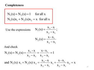 Chapter 4 Shape function.finite element analysis , shape function ...