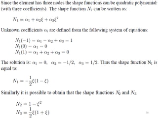 Chapter 4 Shape function.finite element analysis , shape function ...