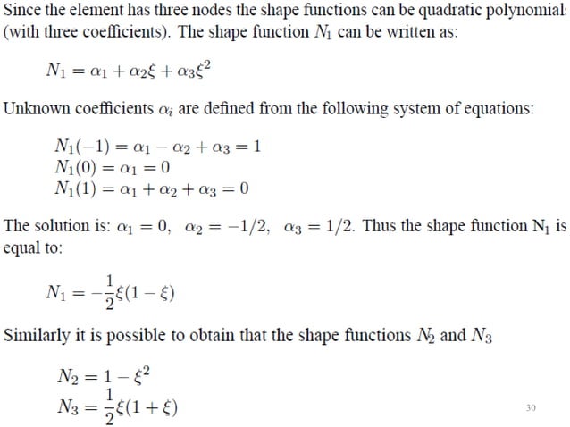 Chapter 4 Shape Functionfinite Element Analysis Shape Function 2849