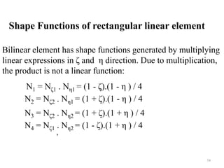 Chapter 4 Shape function.finite element analysis , shape function ...