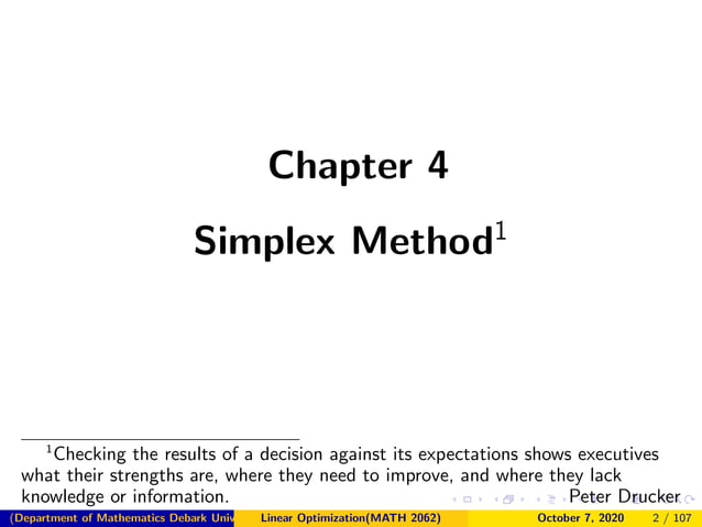 Chapter 4 Simplex Method ppt | PDF | Programming Languages | Computing