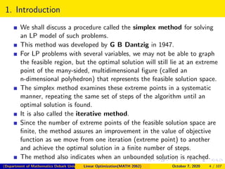 Chapter 4 Simplex Method ppt | PDF