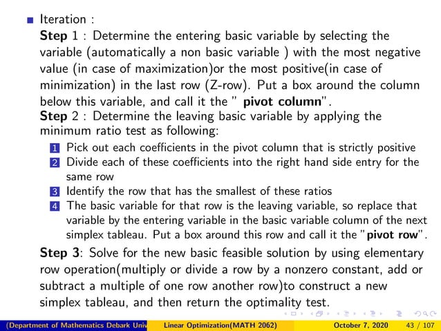 Chapter 4 Simplex Method ppt | PDF | Programming Languages | Computing