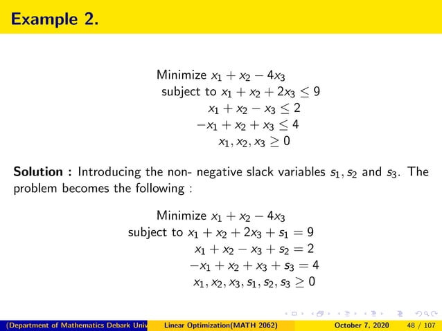 Chapter 4 Simplex Method ppt | PDF | Programming Languages | Computing