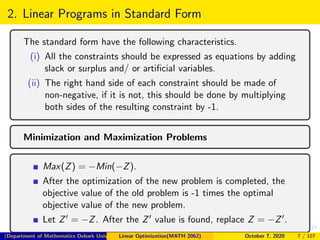 Chapter 4 Simplex Method ppt | PDF