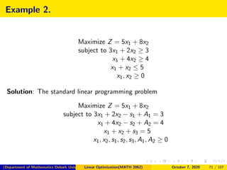 Chapter 4 Simplex Method ppt | PDF