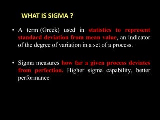 Chapter 4 six sigma | PPTX