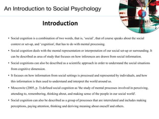 Chapter 4 Social Cognition | PPTX