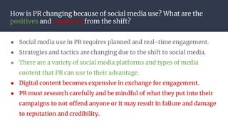 Chapter 4 social media in public relations | PPTX