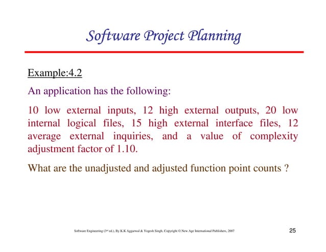 Chapter 4 software project planning | PDF