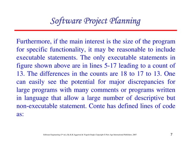 Chapter 4 software project planning | PDF