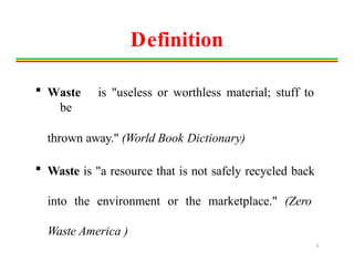 Solid Waste management and segregation u | PPT