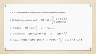 Chapter 4 Special Discrete Distribution.pptx