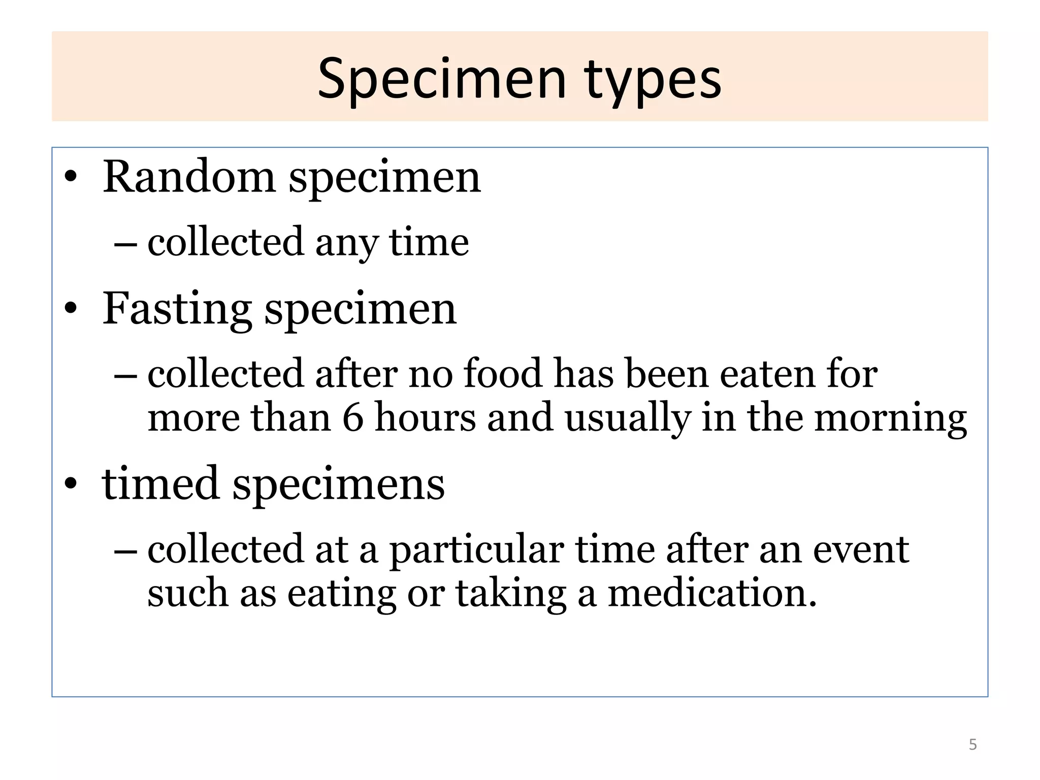 Chapter 4 Specimen collection, handling, and processing.ppt