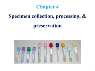 Chapter 4 Specimen collection, handling, and processing.ppt
