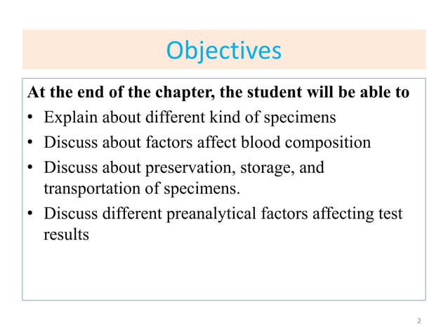 Chapter 4 Specimen collection, handling, and processing.ppt | Blood ...