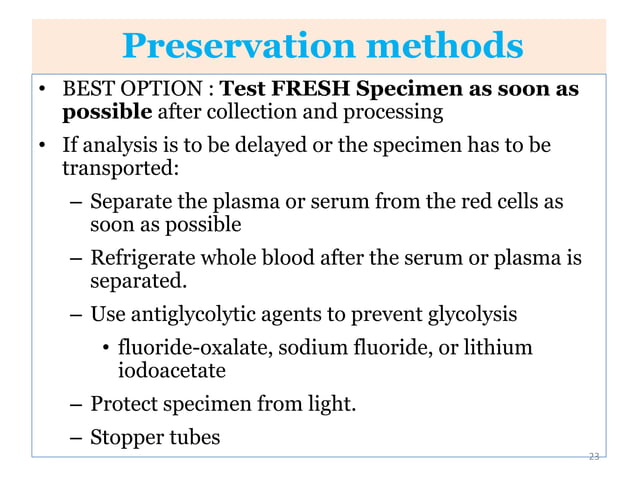 Chapter 4 Specimen collection, handling, and processing.ppt | Blood ...