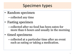 Chapter 4 Specimen collection, handling, and processing.ppt