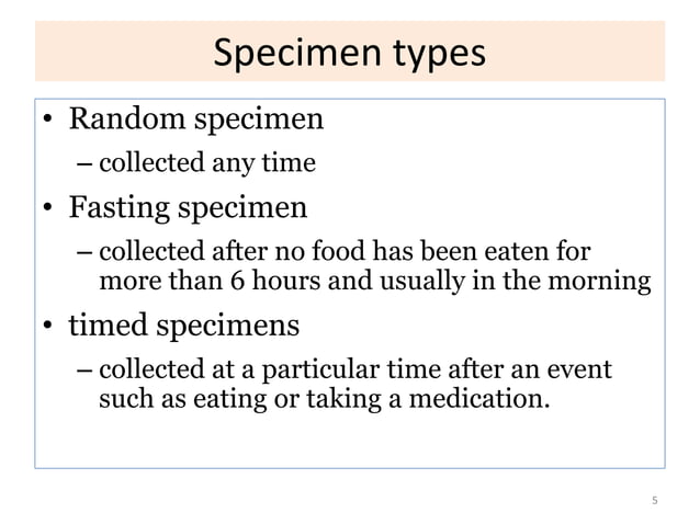 Chapter 4 Specimen collection, handling, and processing.ppt | Blood ...