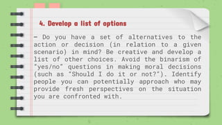 Chapter 4 – Steps in Ethical Decision Making.pptx