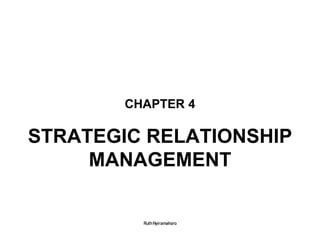 CHAPTER 4 STRATEGIC RELATIONSHIP MANAGEMENT.pptx