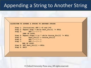 Chapter 4 strings | PPT