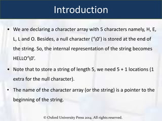 Chapter 4 strings | PPT