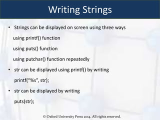 Chapter 4 strings | PPT
