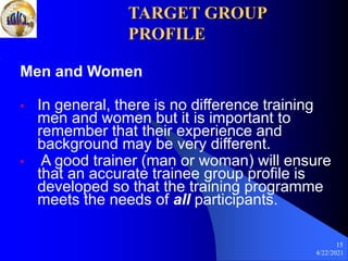 Chapter 4 Target Group Profile | PPT