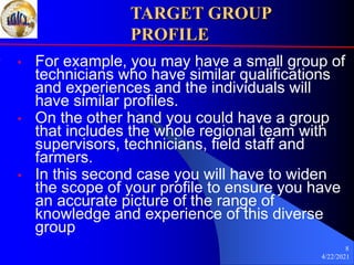 Chapter 4 Target Group Profile | PPT