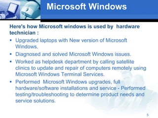 chapter4 Technical Skills Hardware Skills - نسخة.ppt