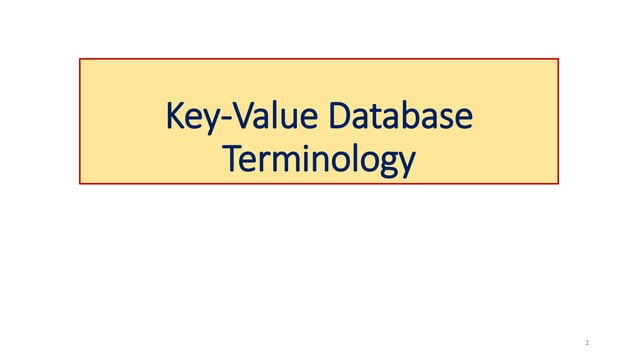 Chapter 4 terminolgy of keyvalue databses from nosql for mere mortals ...