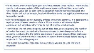 Chapter 4 terminolgy of keyvalue databses from nosql for mere mortals ...
