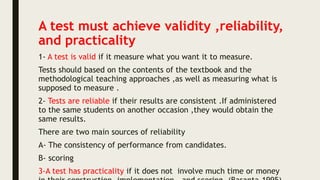 Characteristics of Assessment | PPTX